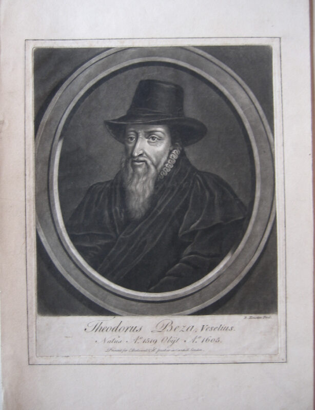 Theodorus Beza, Veselius - Michael Finney Antique Prints